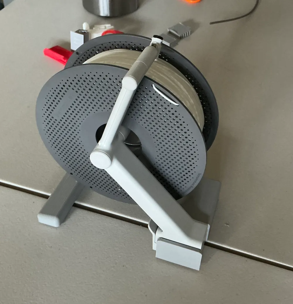 A1 Series compact desktop spool holder mount by A1LERON - MakerWorld