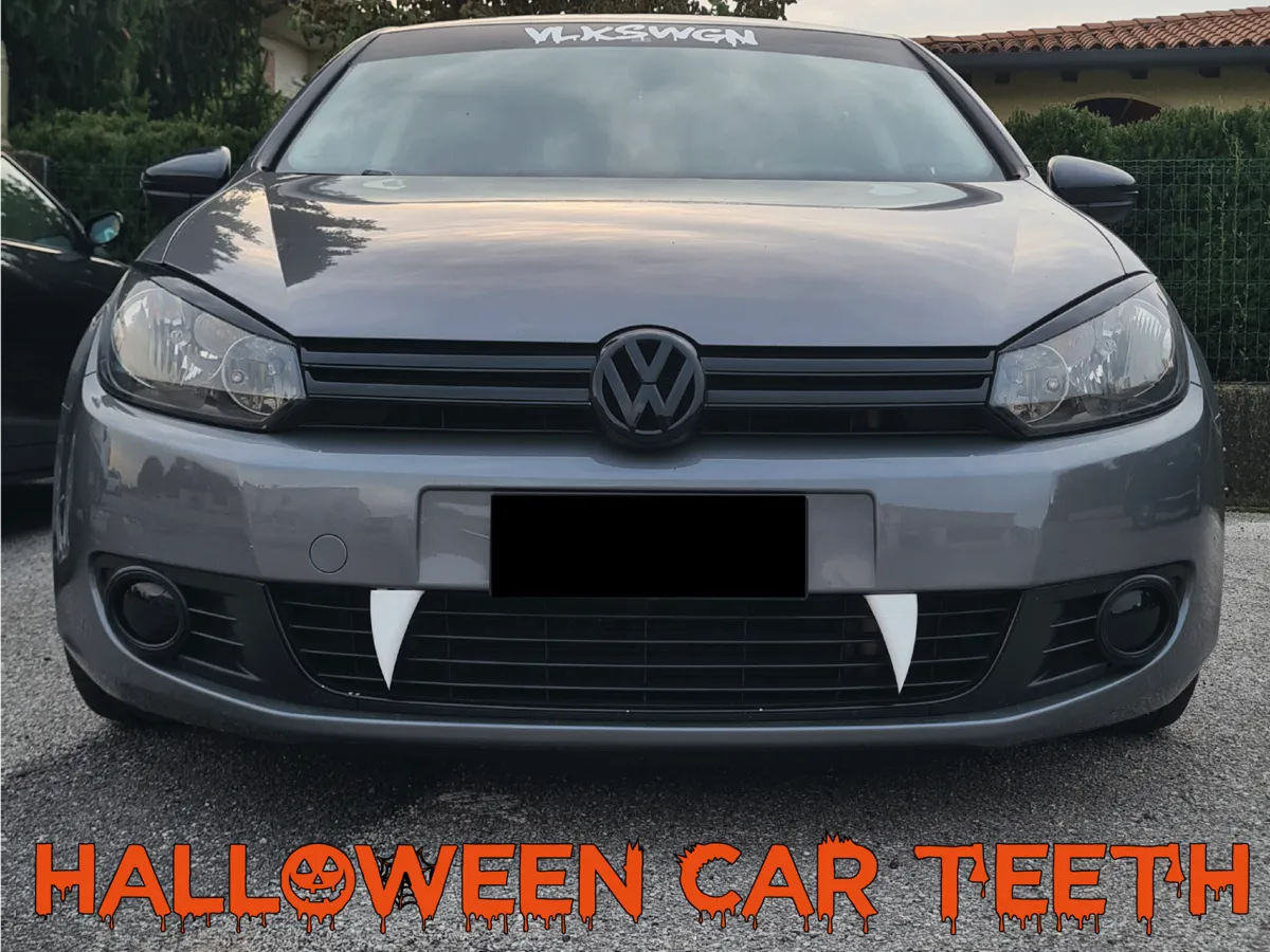 Halloween Car Teeth - Free 3D Print Model - MakerWorld