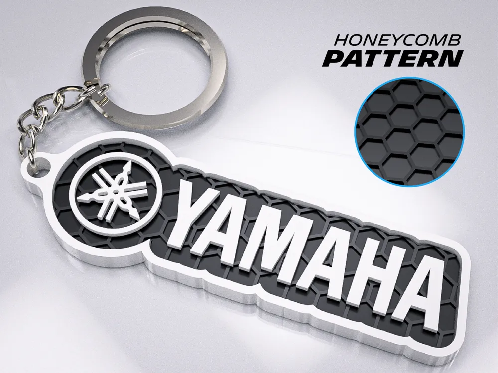 Yamaha Keychain - Free 3D Print Model - MakerWorld