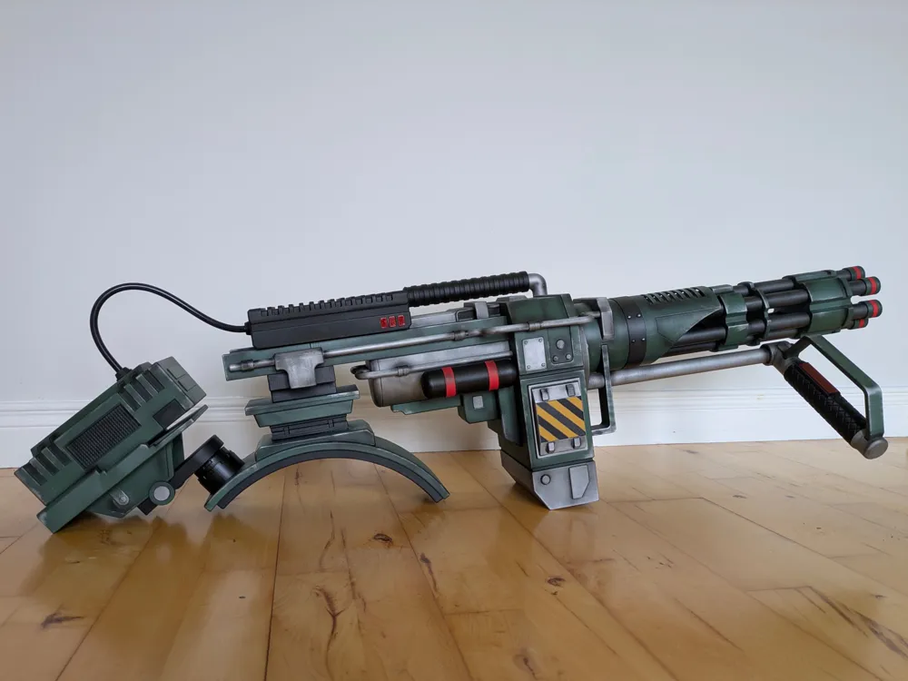 Fallout New Vegas, Shoulder-mounted Minigun by Nzyme MakerWorld ...