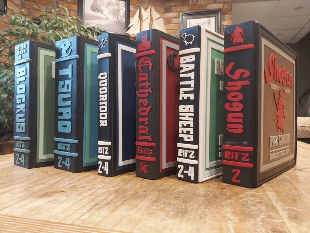 SHOGUN BOARD GAME - Bookcase Edition by Ritz MakerWorld: Download Free ...