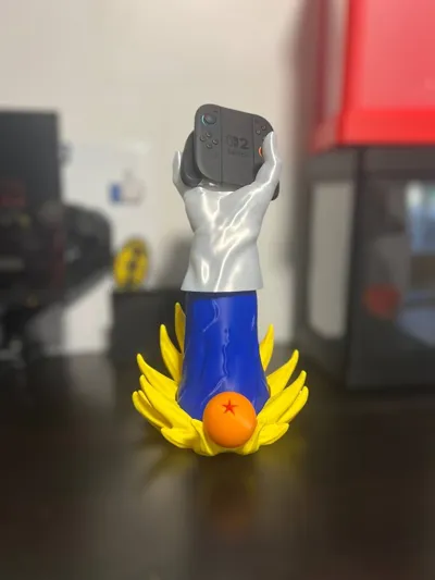Vegeta Arm with Dragon Ball - Controller Holder - Free 3D Print Model ...