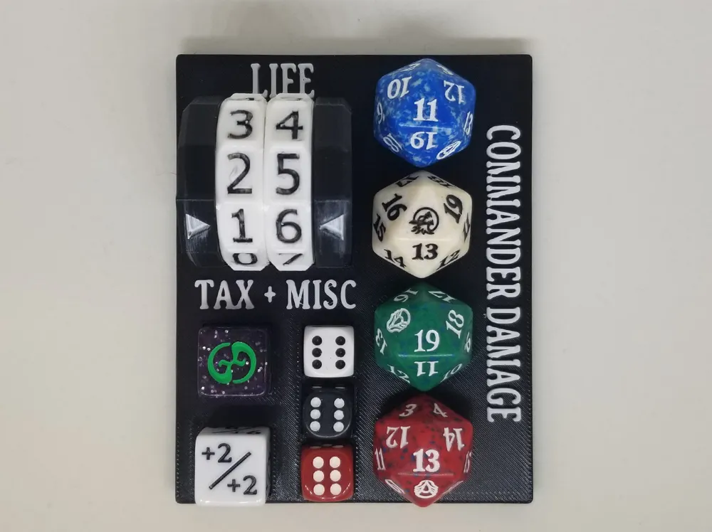 MTG Commander / EDH Tray - Compact Remixed by TheMakerSphere - MakerWorld