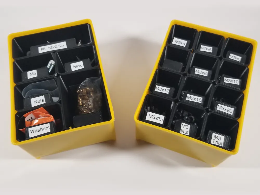 Harbor Freight Parts Bin Inserts - Large/Medium Boxes Remixed by ...