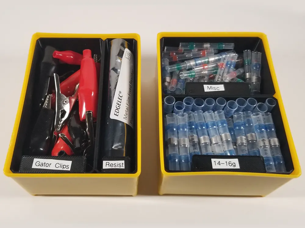 Harbor Freight Parts Bin Inserts - Large/Medium Boxes Remixed by ...