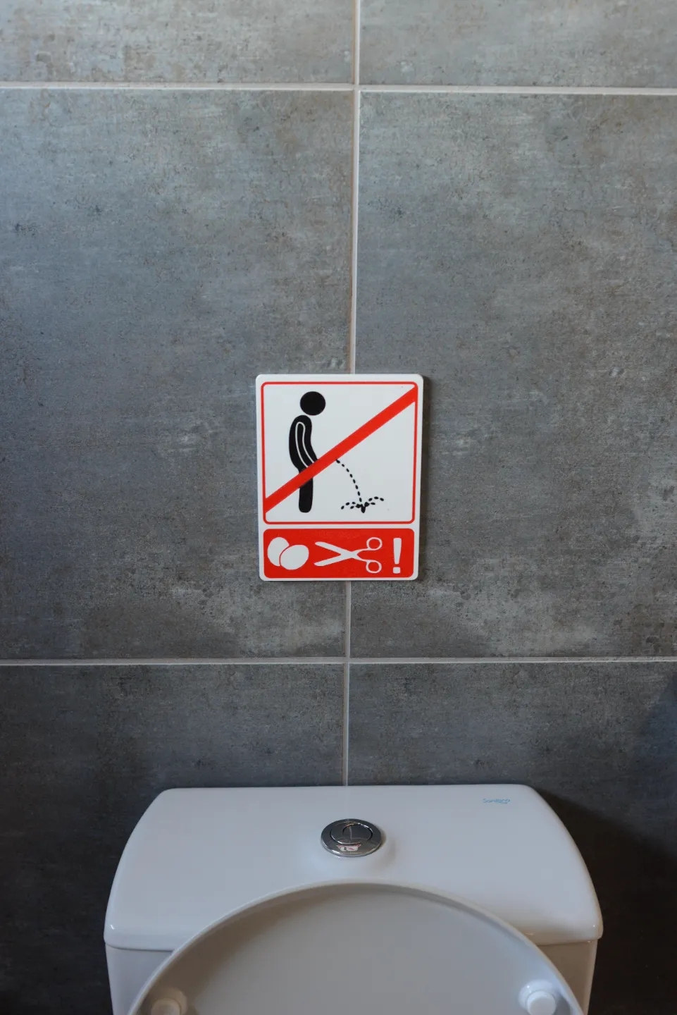 Wc toilet funny sign by GB - MakerWorld