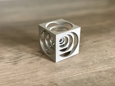 Machinist Infinity Cube - Self-supporting by Franken 3D - MakerWorld