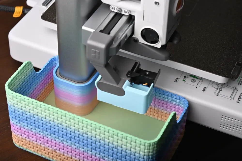 Bambu A1 Woven Waste Bin (with guide nozzle) No supports by ...