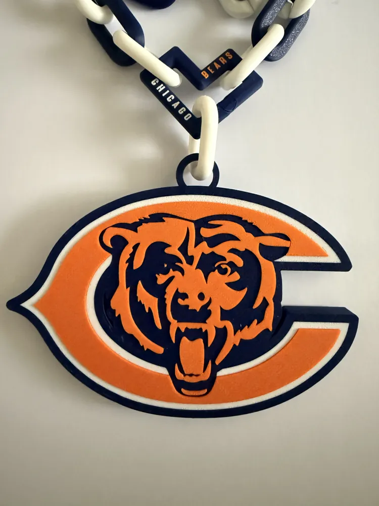 Chicago Bears Rally Spirit Turnover Chain - Free 3D Print Model ...