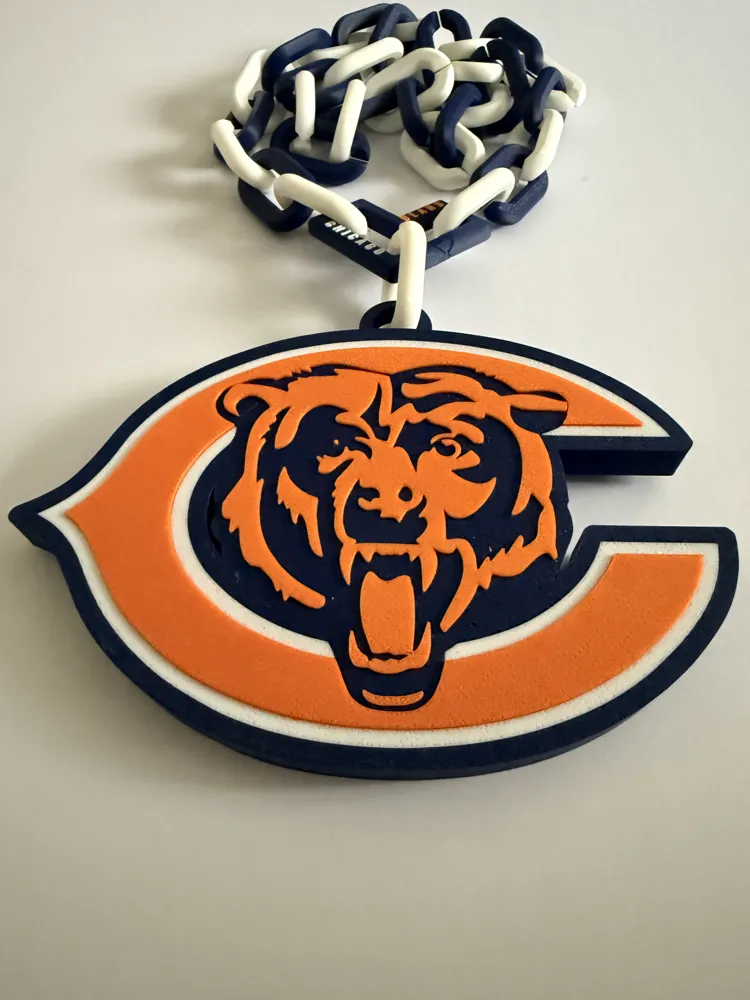 Chicago Bears Rally Spirit Turnover Chain - Free 3D Print Model ...