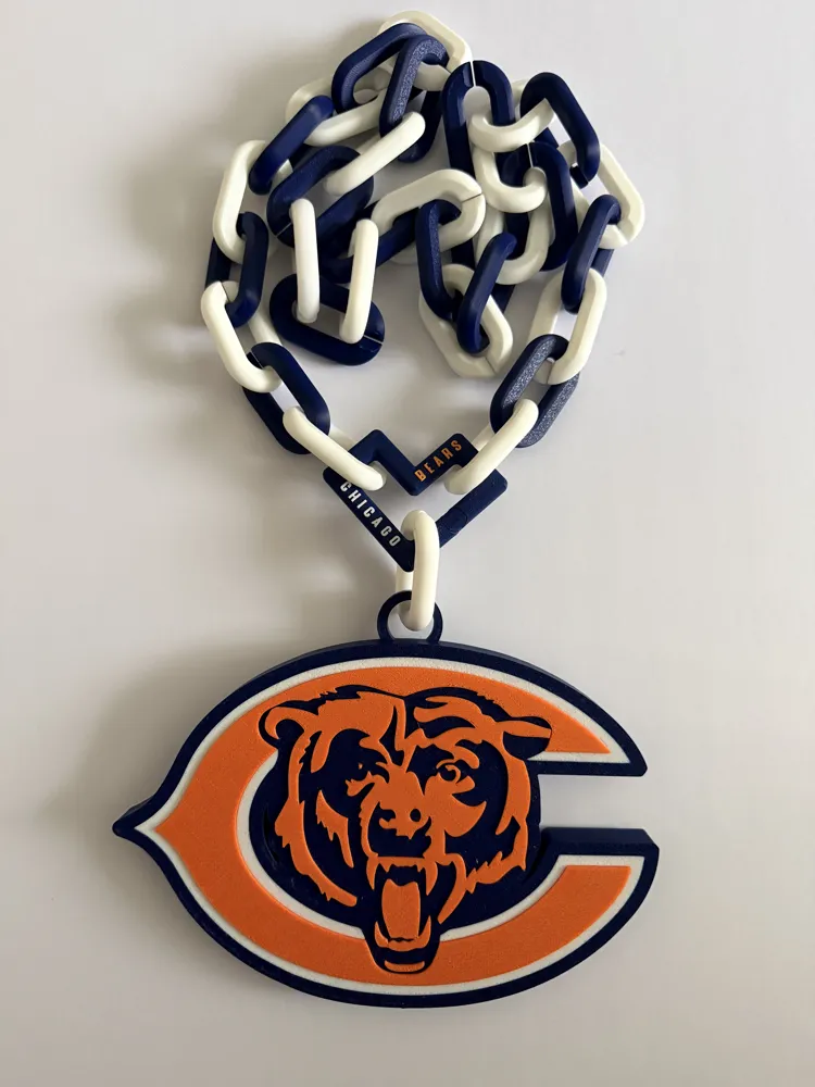 Chicago Bears Rally Spirit Turnover Chain - Free 3D Print Model ...