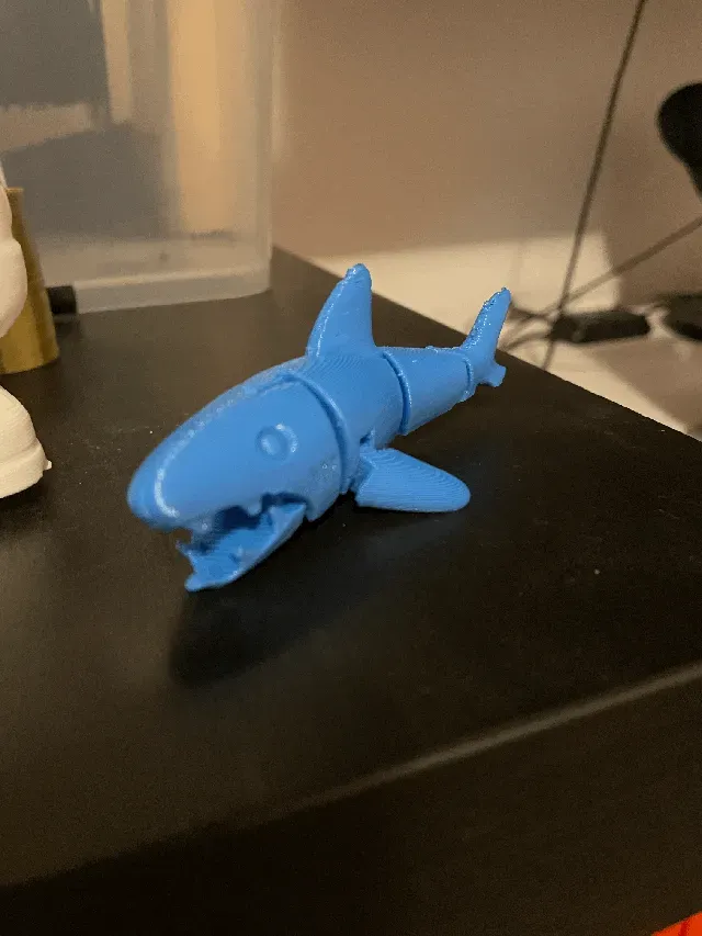 Cute articulated shark - Free 3D Print Model - MakerWorld