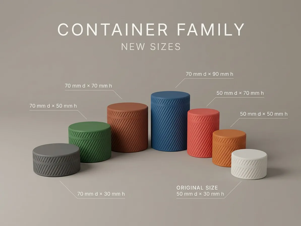 Container Family - Free 3D Print Model - MakerWorld