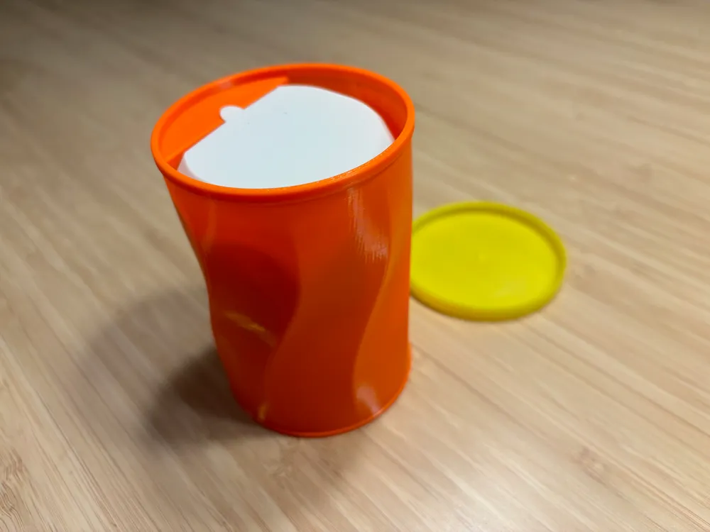 Twisted Pringles Can for Snacks / Little Food Bucket with Tray and Lid ...