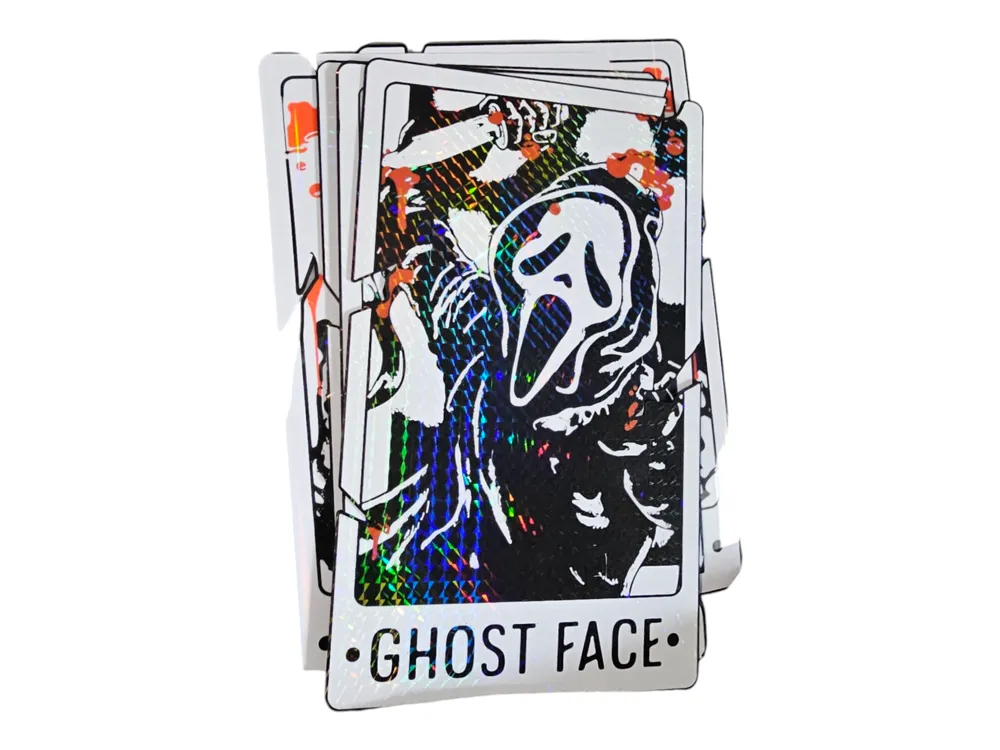 ghost face horror tarot card - Free 3D Print Model - MakerWorld