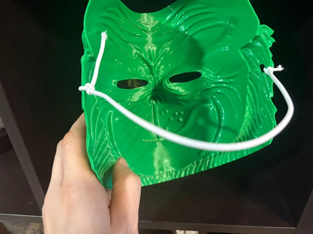 Grinch Mask by BondFire MakerWorld: Download Free 3D Models