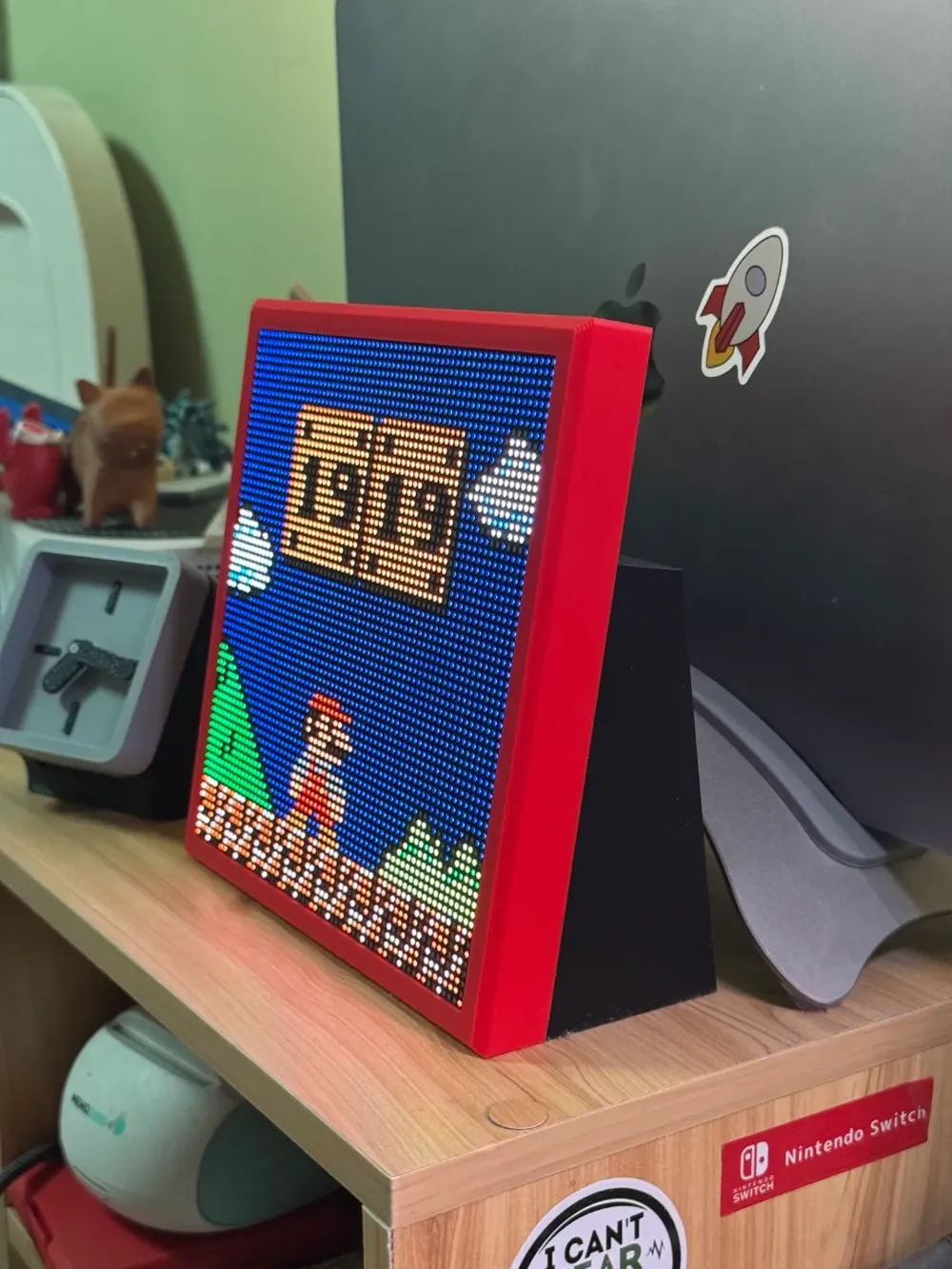 Relógio de Mario em Pixel Art por 若愚工作室MakerWorld: Baixe modelos 3D ...