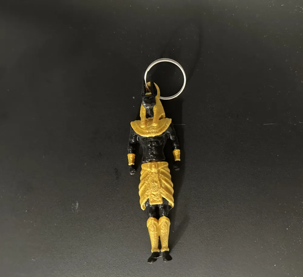 Flexi Anubis keychain - Free 3D Print Model - MakerWorld