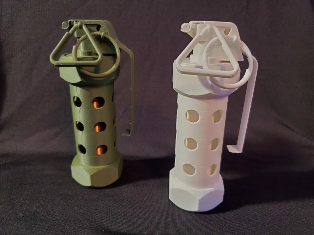 Realistic M84 Flashbang Grenade - Free 3D Print Model - MakerWorld