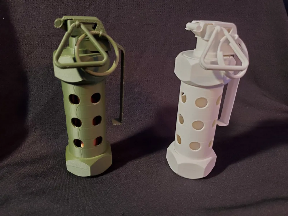 Realistic M84 Flashbang Grenade - Free 3D Print Model - MakerWorld