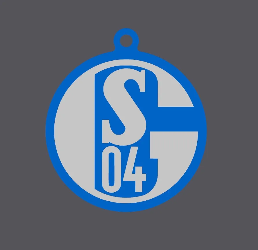 Schalke 04 Keychain #1 by TiroPlast 3D - MakerWorld