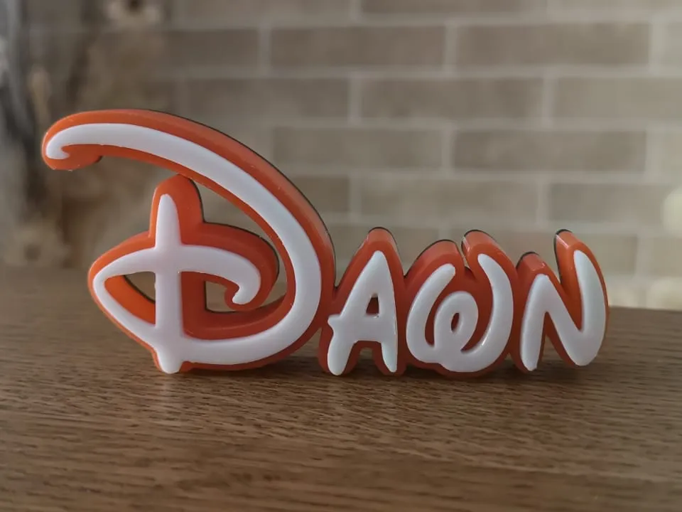 Dawn Disney Name Sign Decorate Room child Birthday by Fabbiotto ...