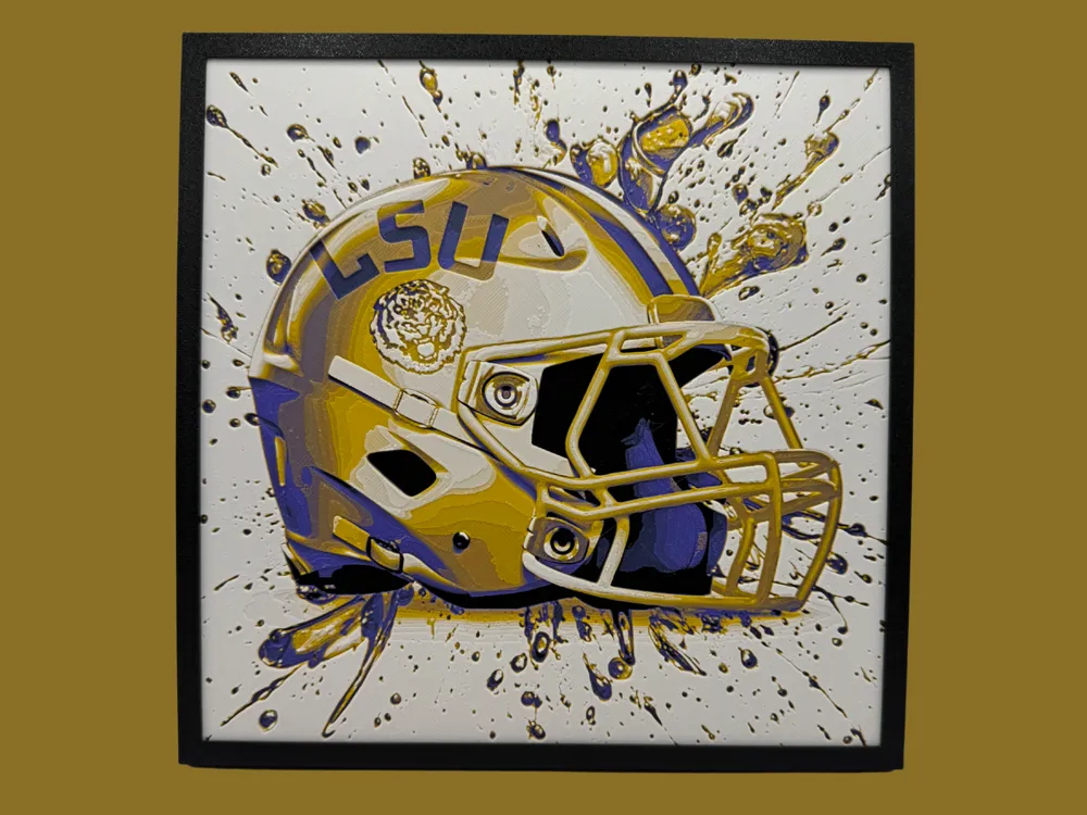 Louisiana State University (LSU) - NCAA Football by Canadian Gamer MakerWorld: Download Free 3D ...