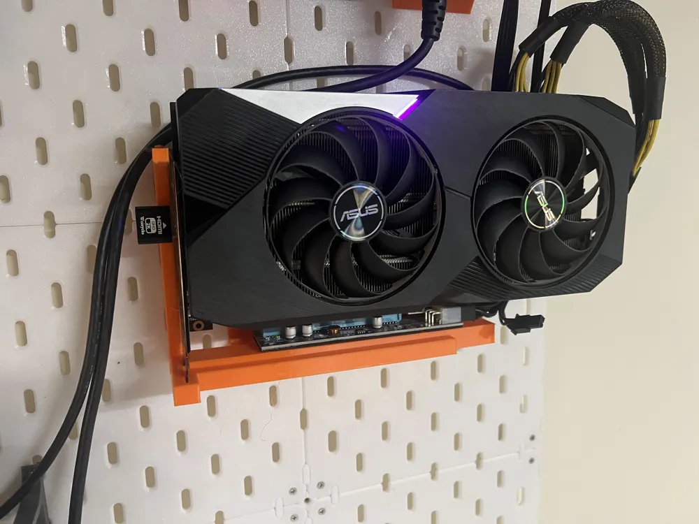 Skadis GPU Mount by tremouaj MakerWorld: Download Free 3D Models