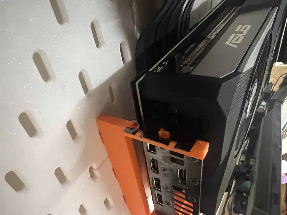 Skadis GPU Mount by tremouaj MakerWorld: Download Free 3D Models