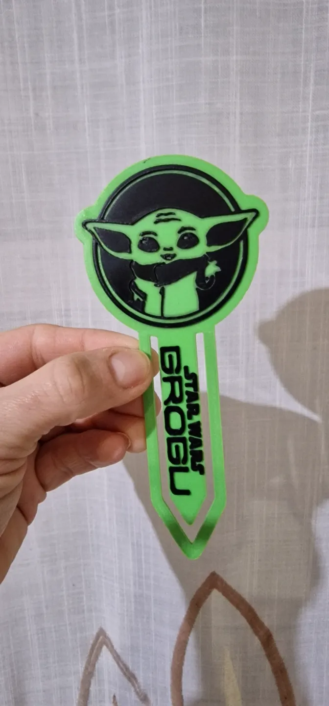 STAR WARS THE MANDALORIAN GROGU bookmark Marcador libros STAR WARS THE ...