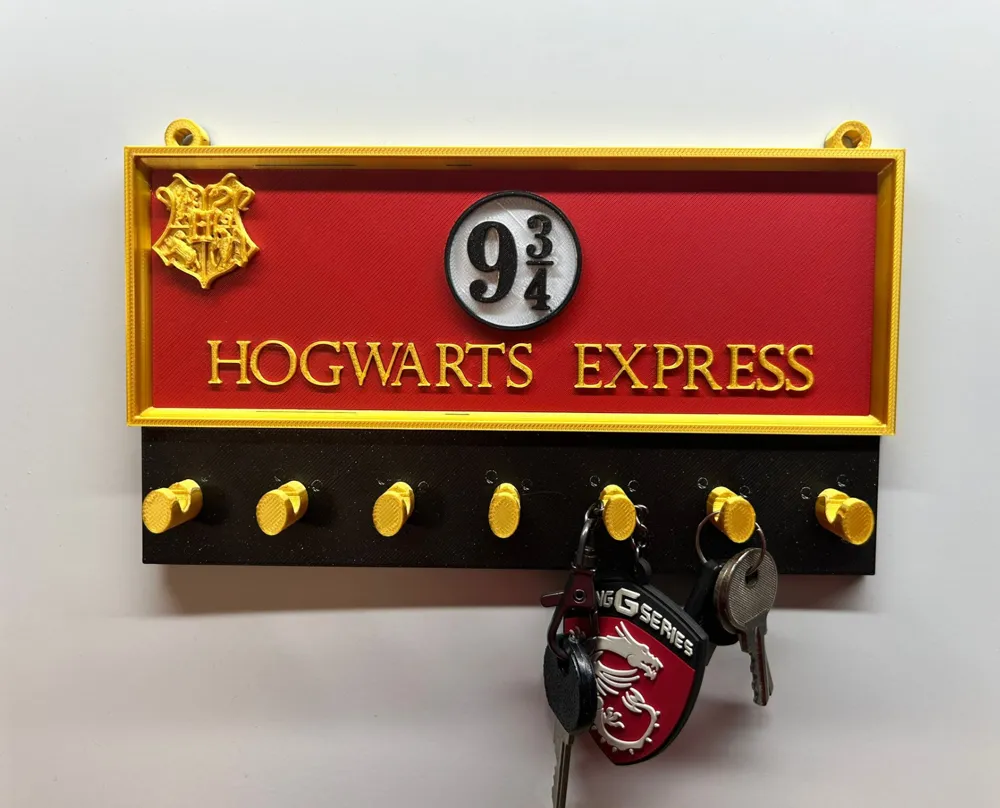 Harry Potter Hogwarts Express Key hooks by F&H - MakerWorld