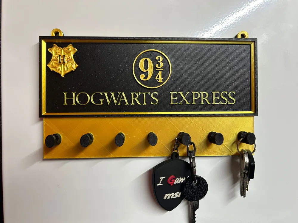 Harry Potter Hogwarts Express Key hooks by F&H - MakerWorld
