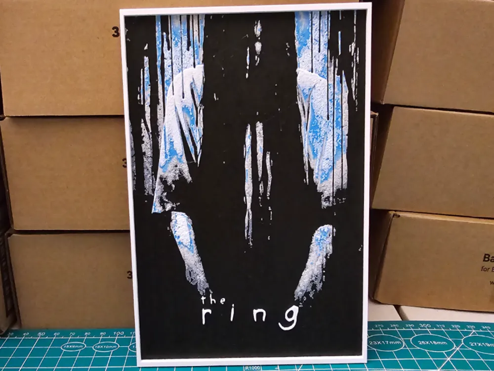 The Ring Movie Poster - Hueforge Art by Lumpy3D - MakerWorld