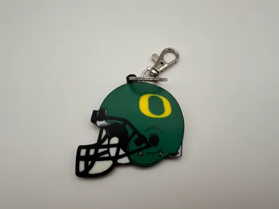 Oregon Ducks Helmet Keychain by ShapeShifterStudio - MakerWorld