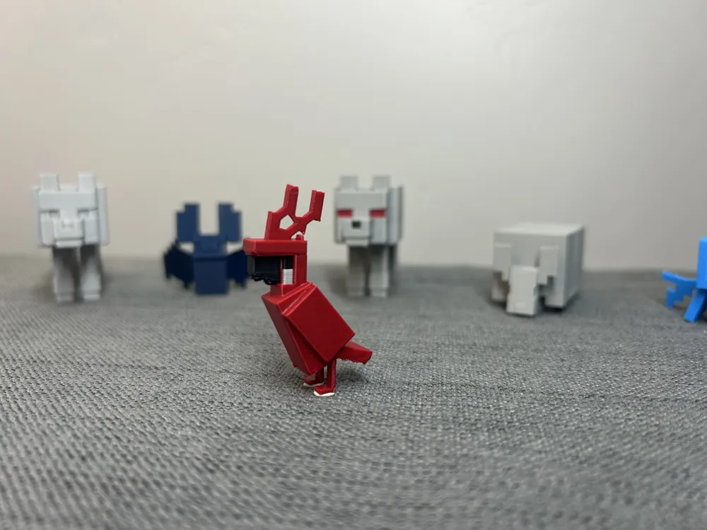 Minecraft Mob 008: Parrot by Spectraforge MakerWorld: Download Free 3D ...