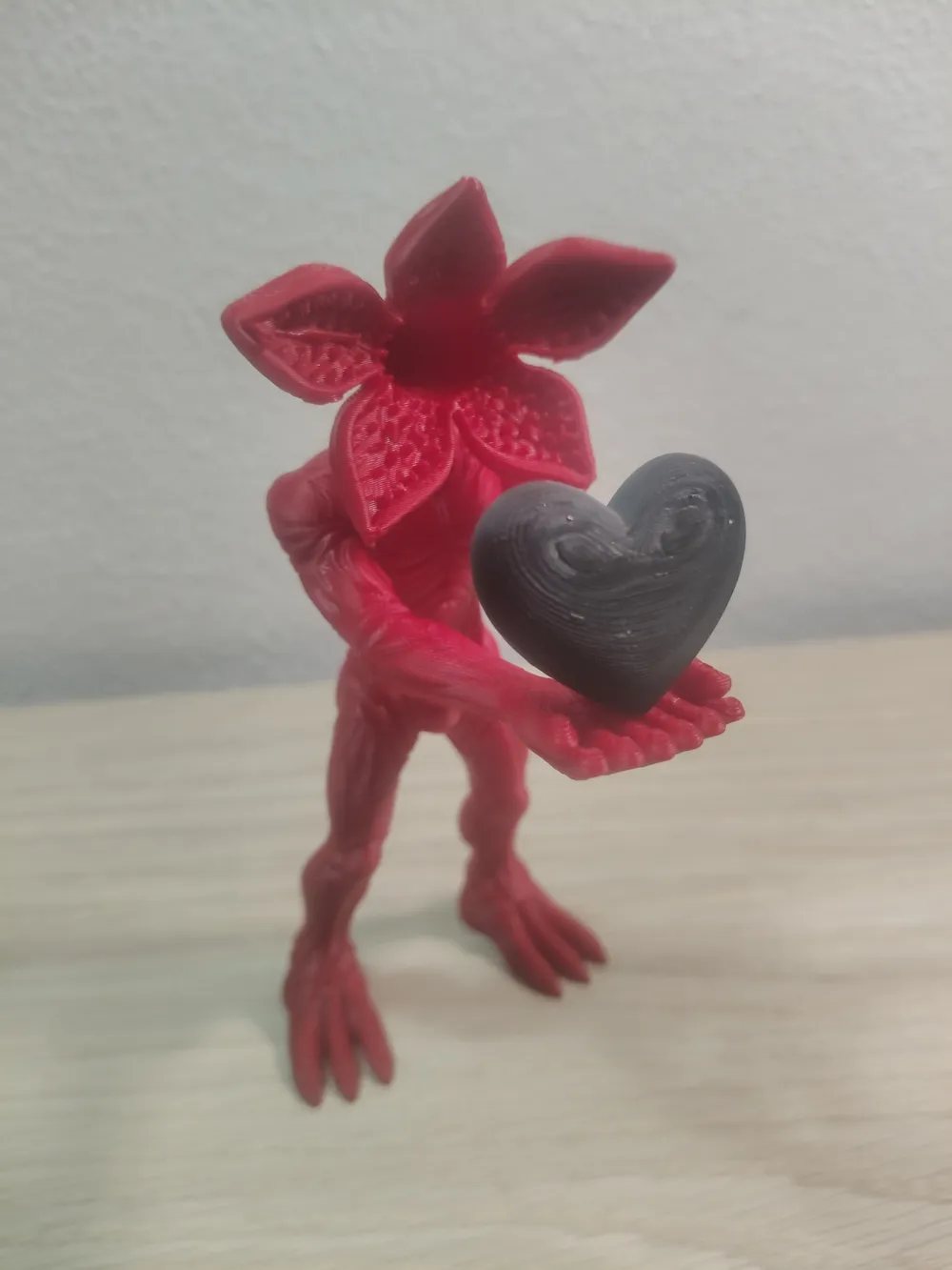 Demogorgon Heart – Stranger Things Saint Valentin - Free 3D Print Model ...