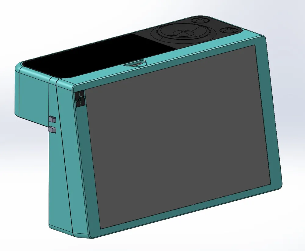 P1P / P1S 5inch Screen Enclosure Tilted by mm_design_bd MakerWorld ...