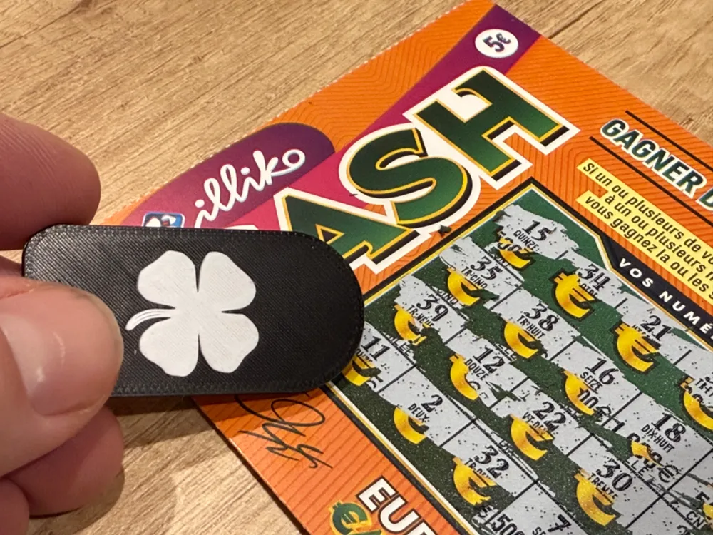 Lucky Illiko Scratch Card - Free 3D Print Model - MakerWorld