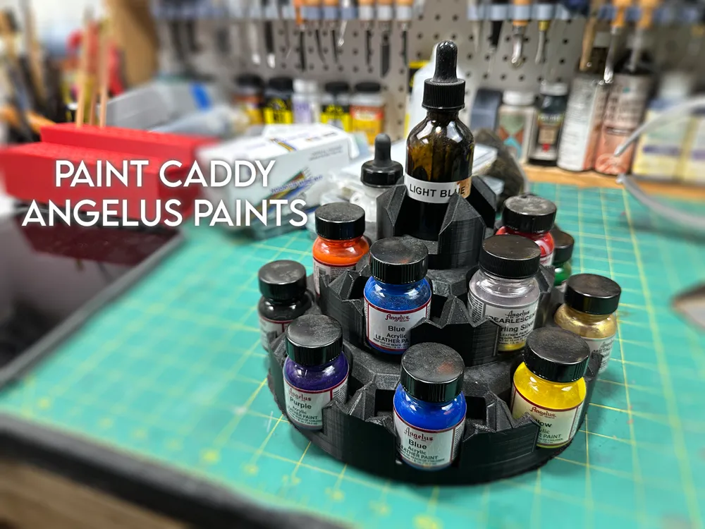 Paint Caddy for jars of paints like Angelus paints by MillersCraft ...
