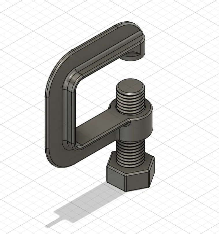 C-clamp - Free 3D Print Model - MakerWorld