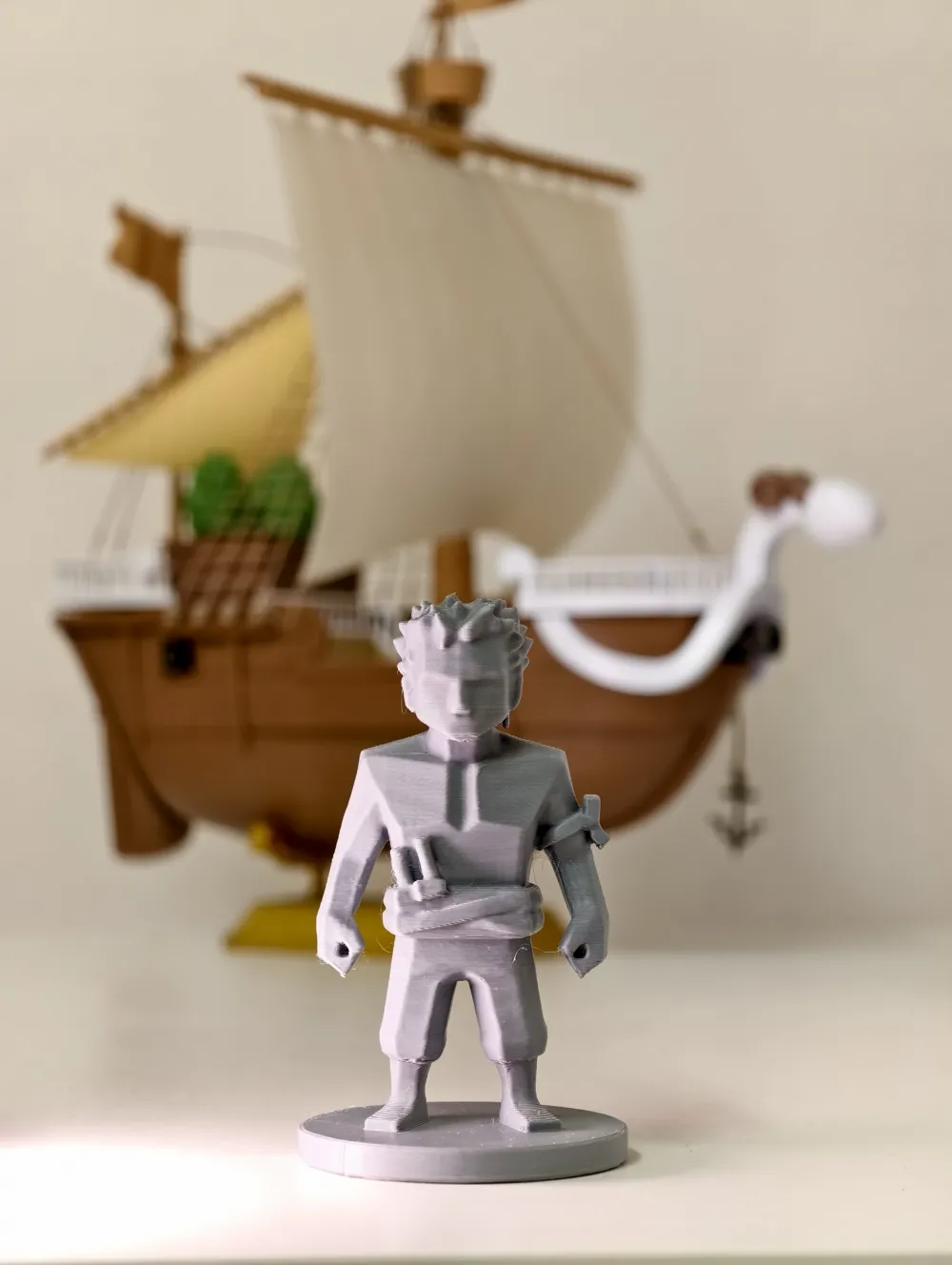 Low Poly Roronoa Zoro – One Piece by Evicka MakerWorld: Download Free 3D Models