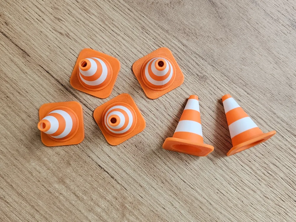 Traffic Cones (Stackable) by Stone MakerWorld: Download Free 3D Models