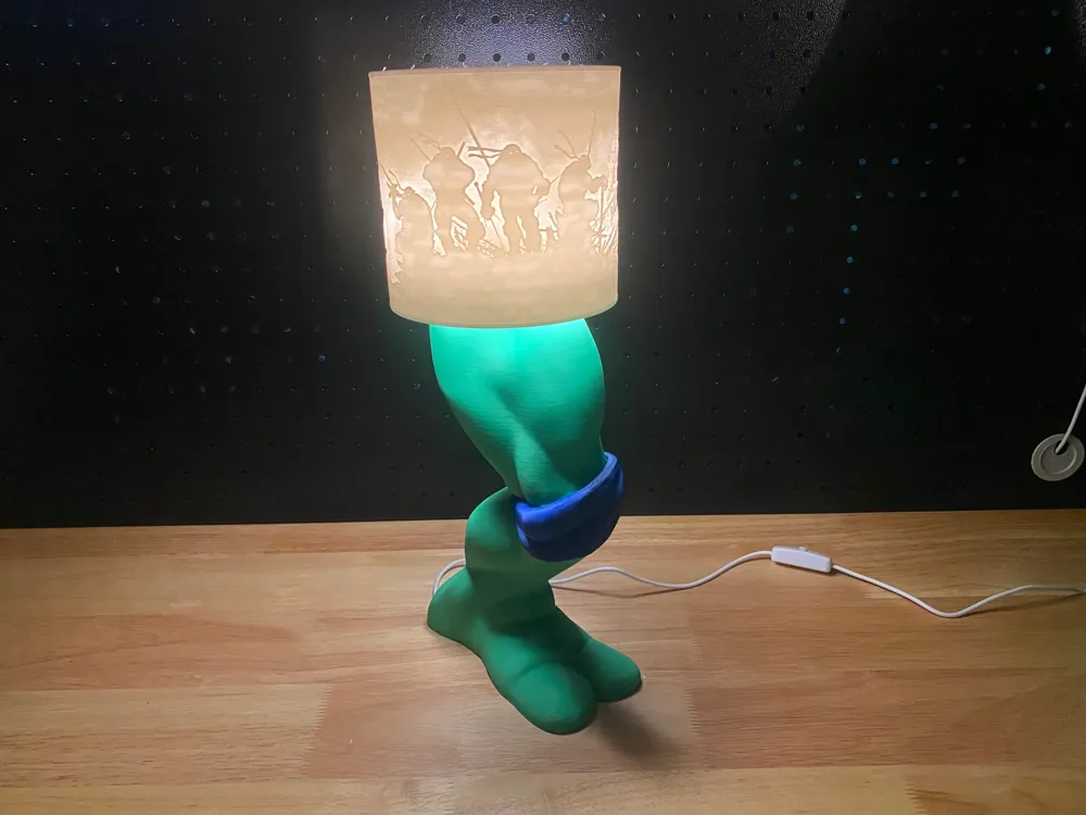 TMNT - Mini Leg Lamp by Ninjake 3Designs MakerWorld: Download Free 3D ...