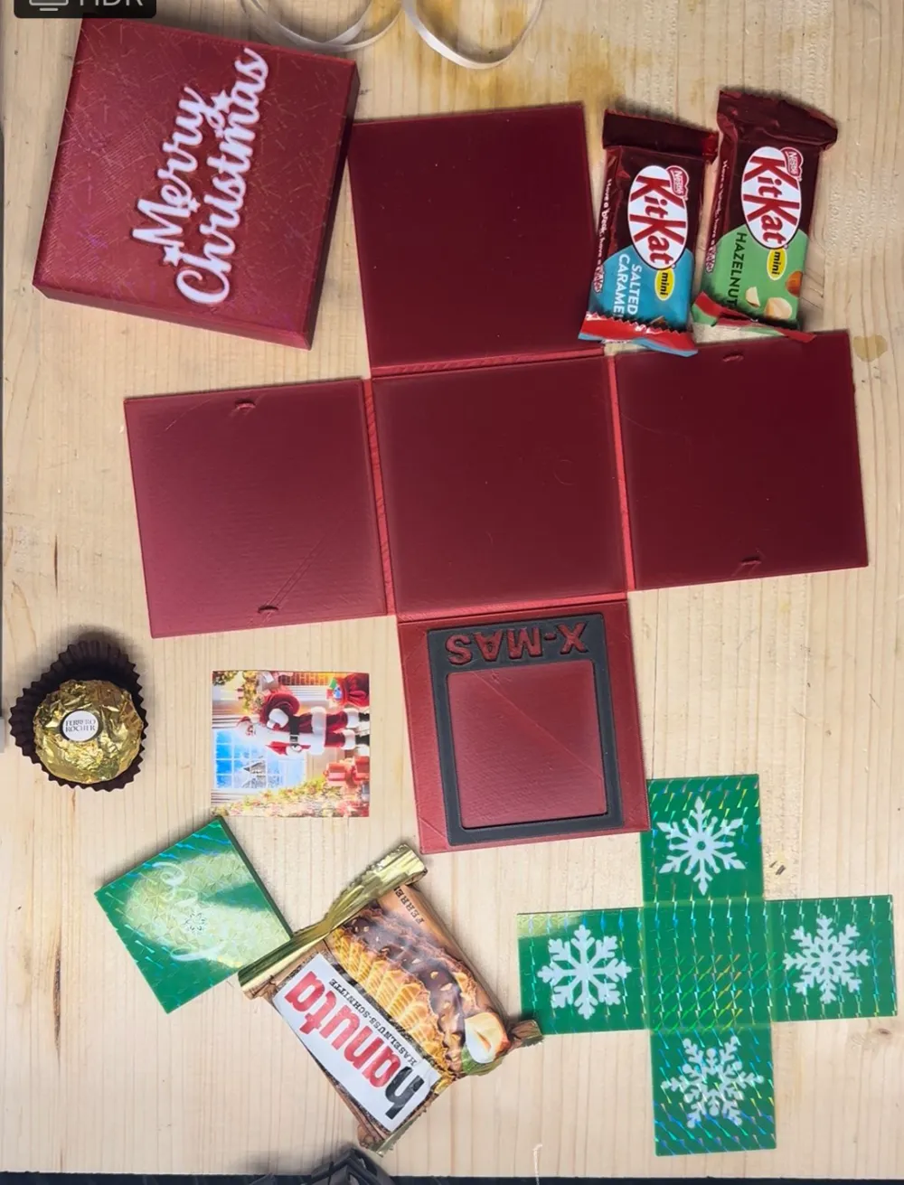 Christmas explosion box by TechDino - MakerWorld