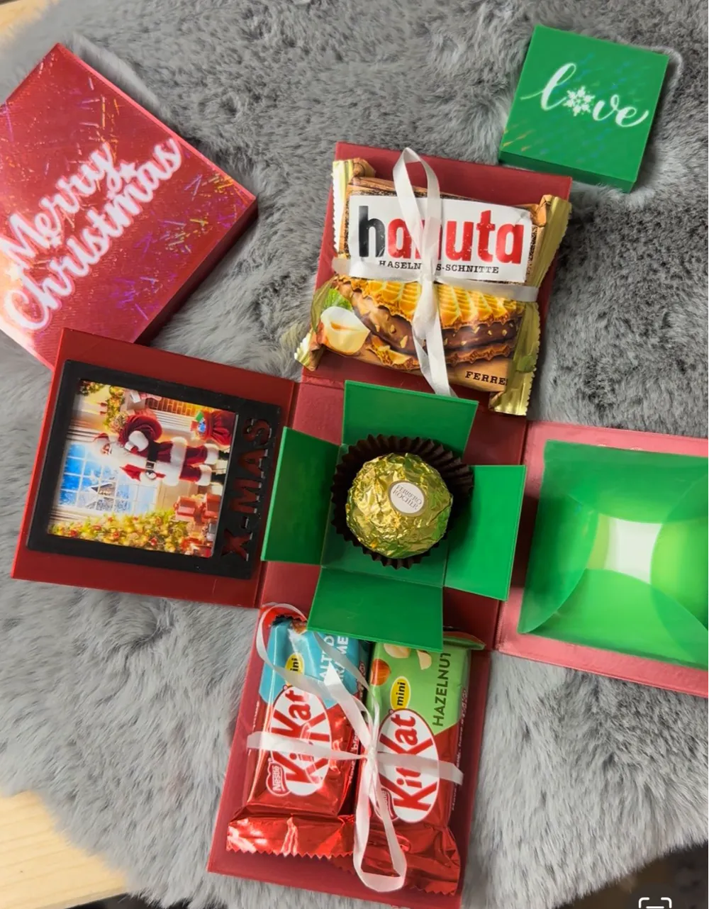 Christmas explosion box by TechDino - MakerWorld