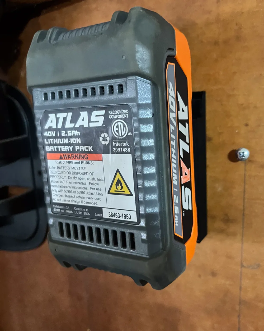 Atlas Battery Holder Mount - Harbor Freight by NeonSurfStudios - MakerWorld