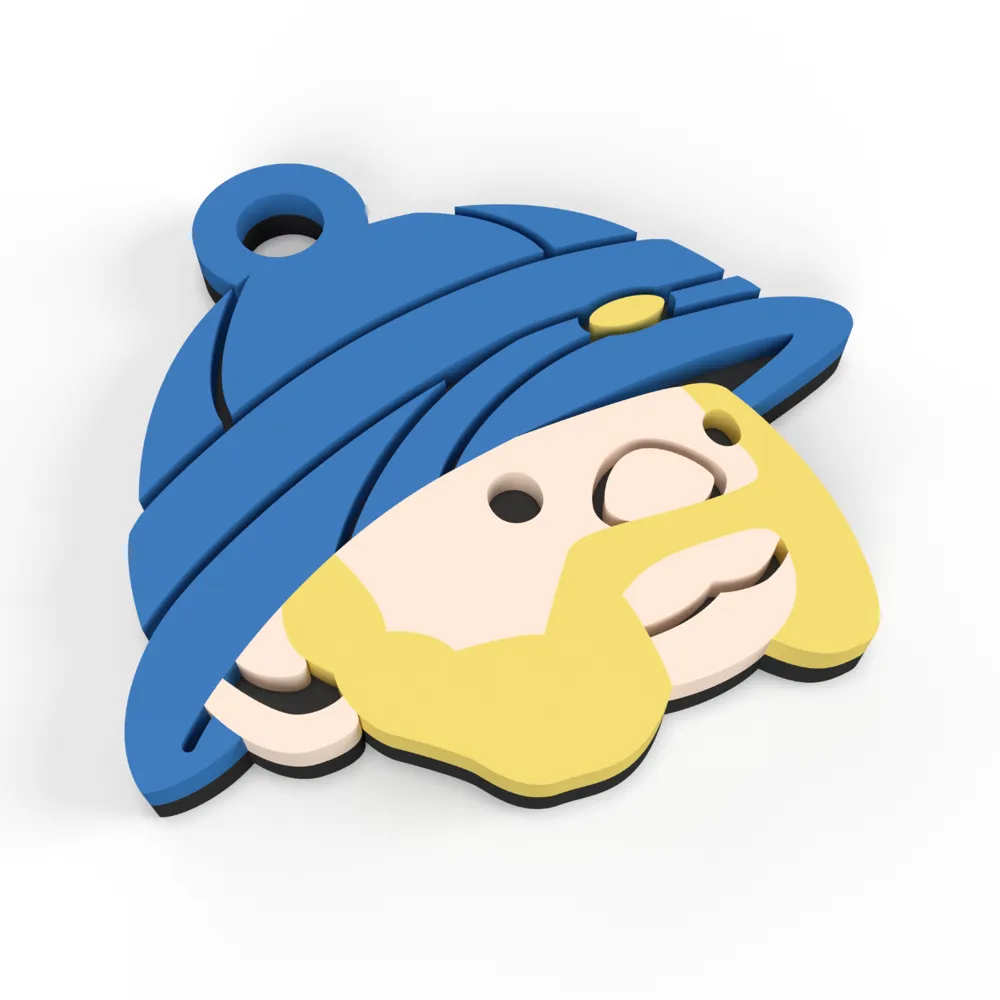 Spelunky Colin keychain by nicodeimos - MakerWorld