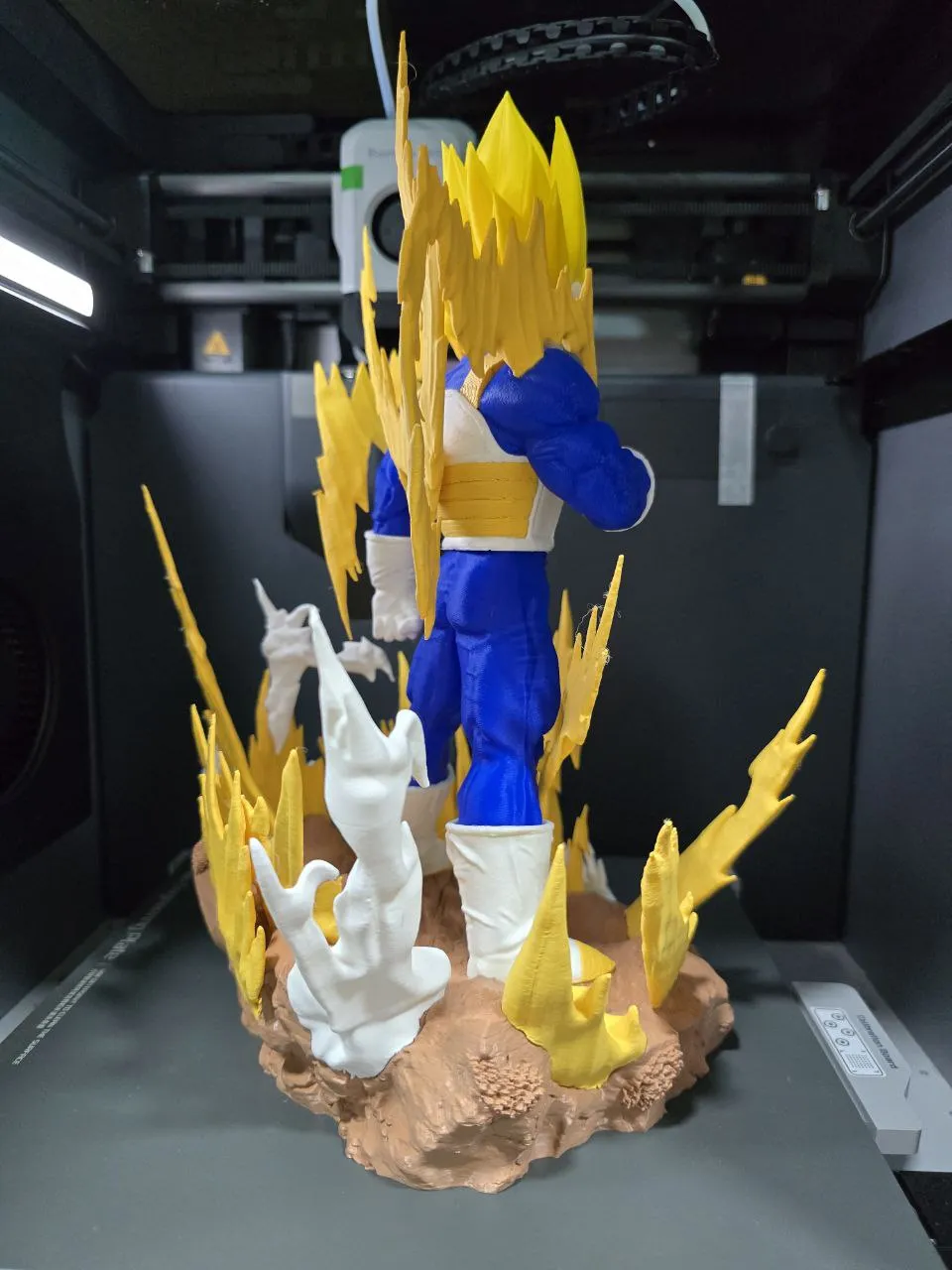 Vegeta SSJ2 Diorama by Full colorMakerWorld: Download Free 3D Models