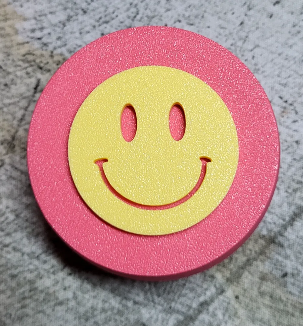 Happy Smiley Face by Art Design. 3D - MakerWorld