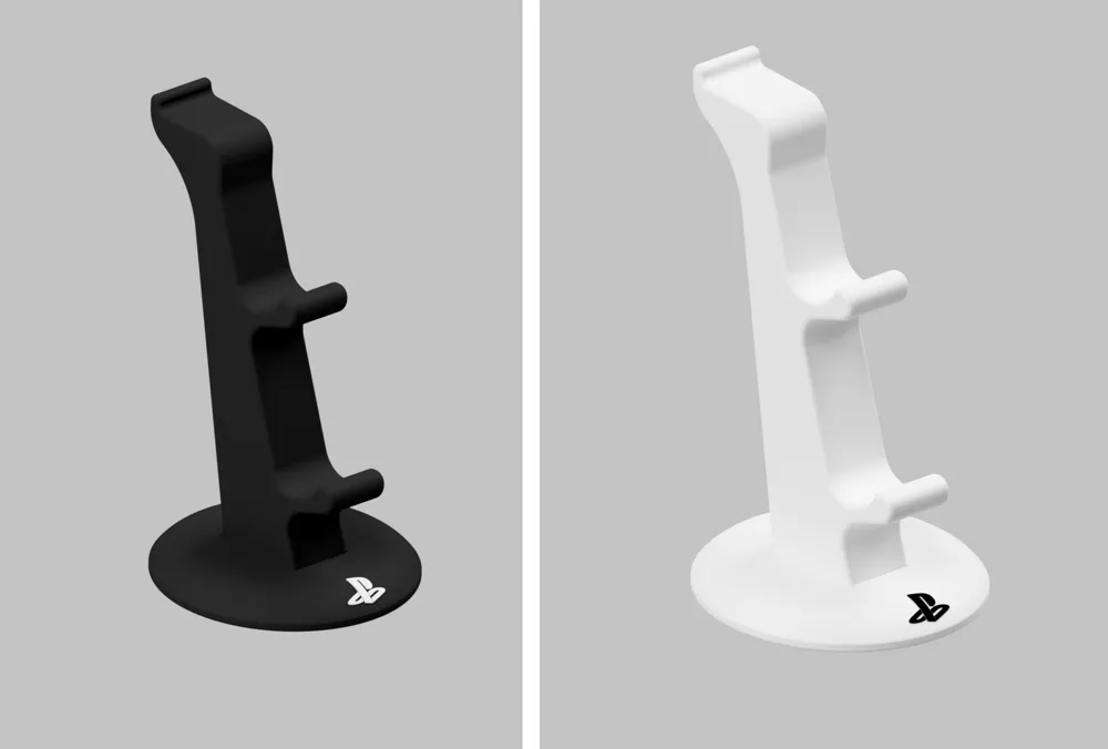 PS5 controller stand by BvdM MakerWorld: Download Free 3D Models